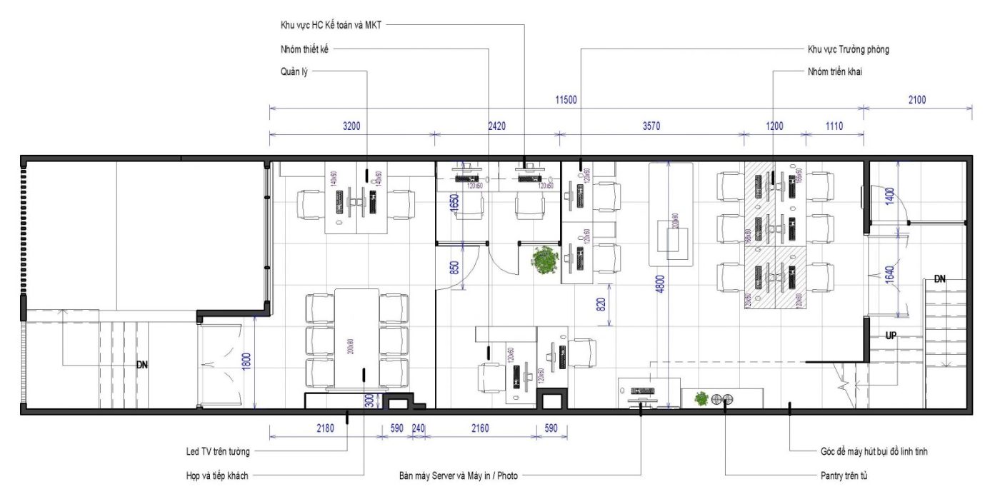 Tổng hợp mẫu văn phòng cho thuê hiện đại, sang trọng